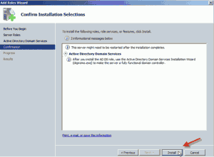 How To Install Active Directory on Windows Server 2008 confirm ...