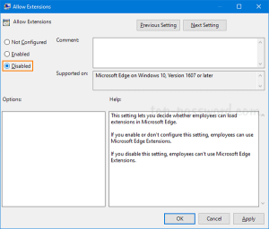 2 Ways to Disable / Block Microsoft Edge Extensions in Windows 10 ...