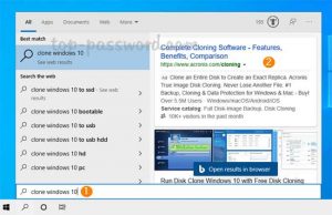 How to Disable Bing Web Results in Windows 10 Search Box | Password Recovery