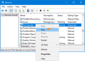 How to Stop / Restart Print Spooler Service in Windows 10 | Password Recovery