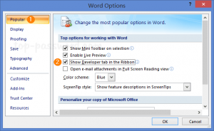 Steps to Insert Clickable Checkbox in Office Word 2007 | Password Recovery