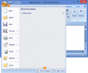 Steps to Insert Clickable Checkbox in Office Word 2007 | Password Recovery