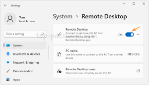 How to Enable Remote Desktop on Windows 11 | Password Recovery
