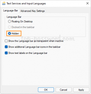 How to Remove the “ENG US” Language Bar from Windows 11 Taskbar ...