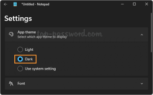 How to Enable Dark Mode for Notepad in Windows 11 | Password Recovery
