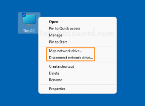 2 Methods to Remove “Map network drive” Context Menu in Windows 11 | Password Recovery